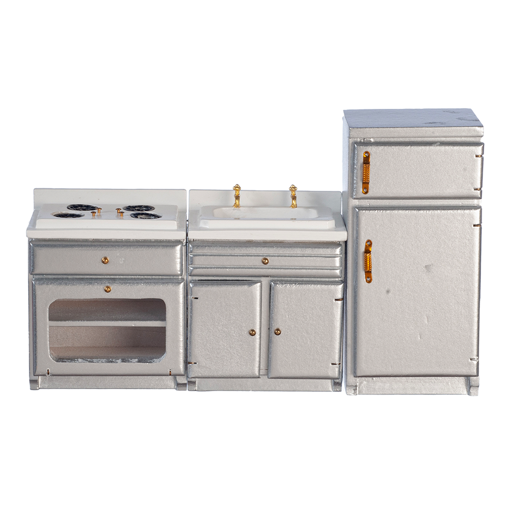 Miniature Kitchens & Dollhouse Cooking with Miniature Kitchenware– Real ...