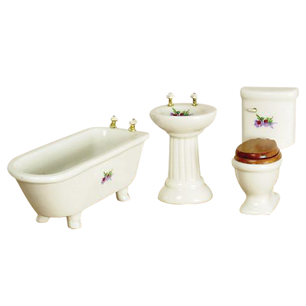 Miniature Bathroom Sets | Dolls House Bathroom Essentials– Real Good Toys