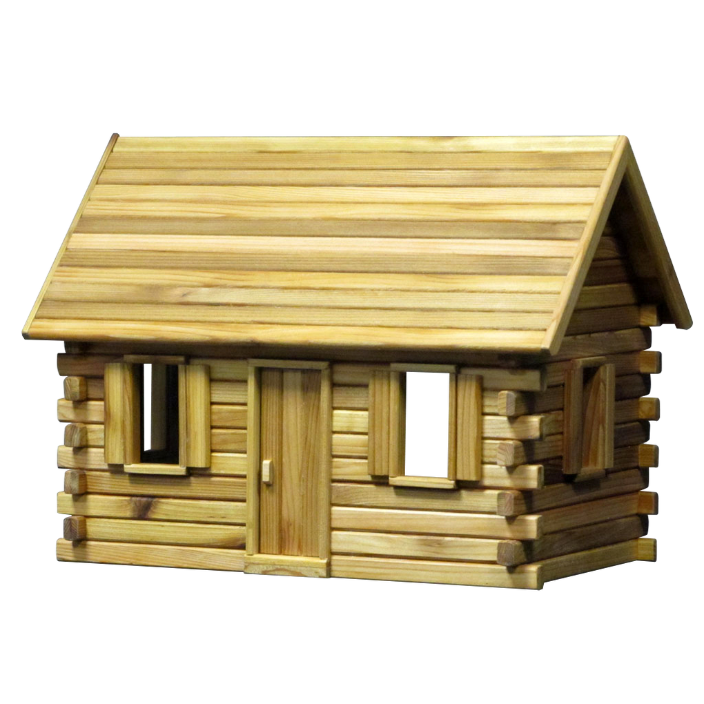 Log Cabin Dollhouses | Miniature Cabin Model– Real Good Toys