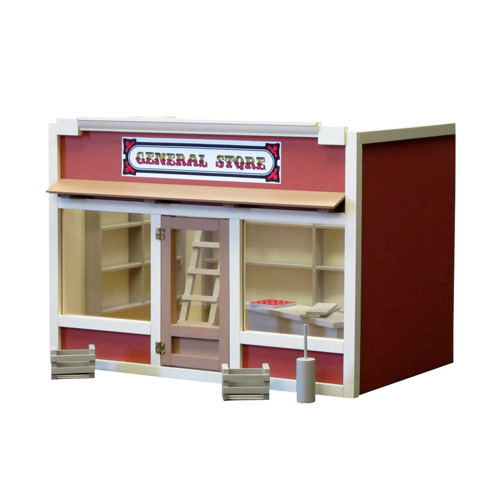 Unfinished Displays for Dollhouse Miniatures - Wooden Display Kit ...