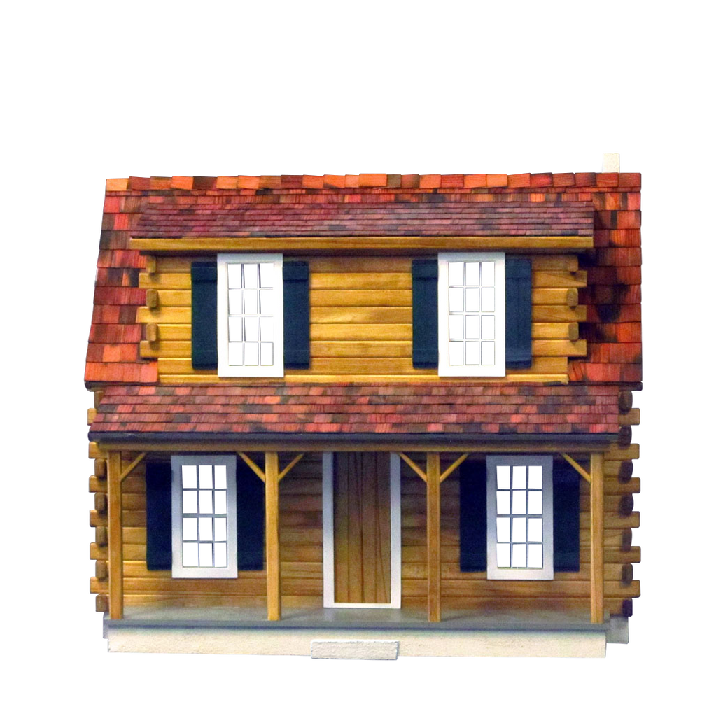 Log Cabin Dollhouses | Miniature Cabin Model– Real Good Toys