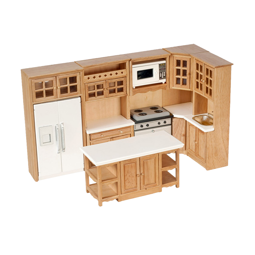 Miniature Kitchens & Dollhouse Cooking with Miniature Kitchenware– Real ...